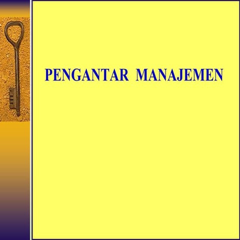 PPT Dasar Manajemen | PPTX
