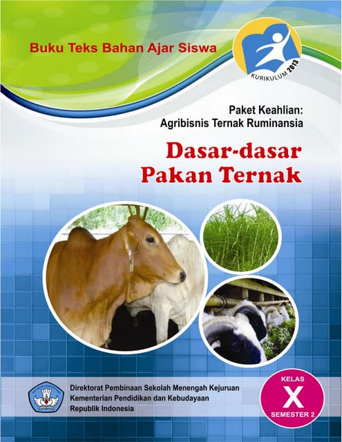 Konsumsi dan kecernaan bahan kering dan bahan organik dalam haylase ...