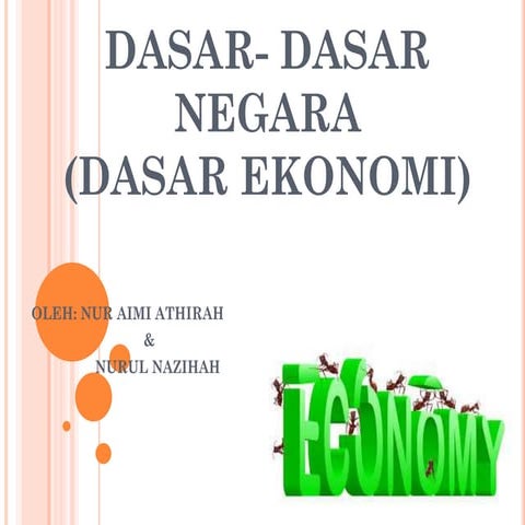 Dasar automatif nasional & dasar pertanian ketiga | PPTX