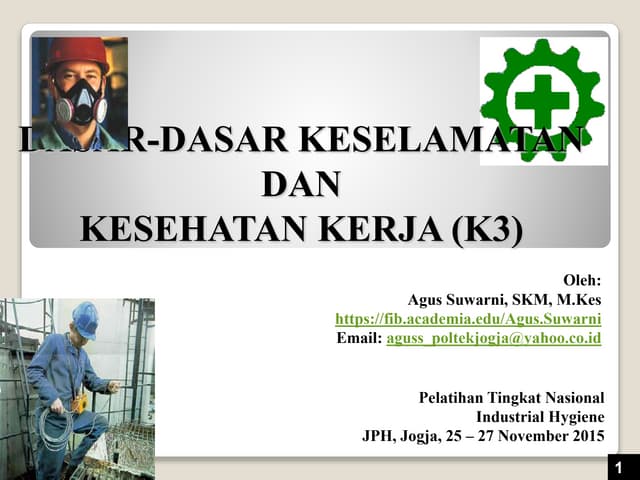 K3 (Keselamatan dan Kesehatan Kerja) | PPT
