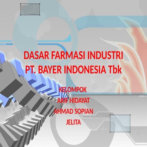 Materi Dasar Farmasi Industri Ppt 1 Pptx