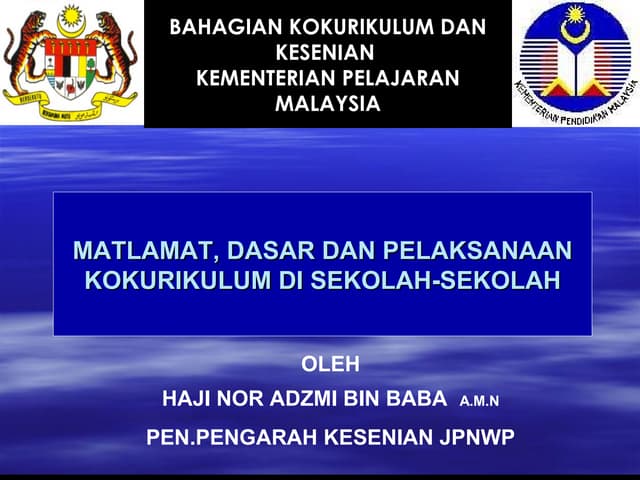 GKKO1062 : DASAR UTAMA KOKURIKULUM | PPTX