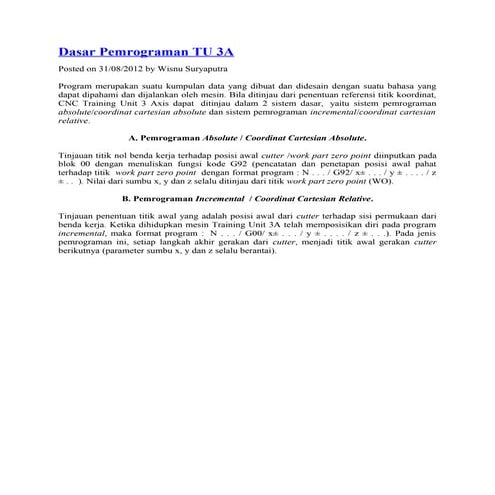 Dasar pemrograman tu | PDF