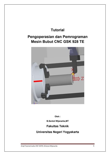 Modul Praktikum Pada Mesin CNC TU 2A 2020 | PDF