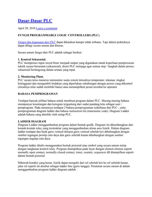 Ladder diagram | DOCX