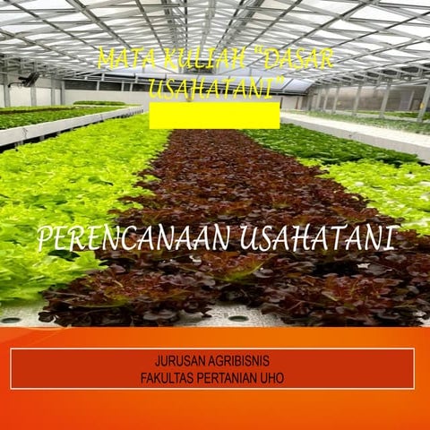 DASAR USAHATANI, JURUSAN AGRIBISNIS.pptx