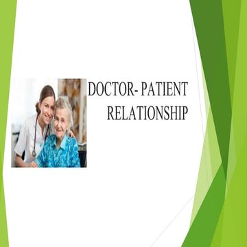 Dasen brajkovic doctor patient relationship | PPT