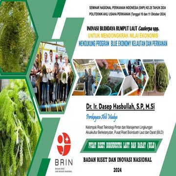 Dasep H - Inovasi Budidaya Caulerpa dalam bak terkontrol - WEBINARNAS AUP.pdf