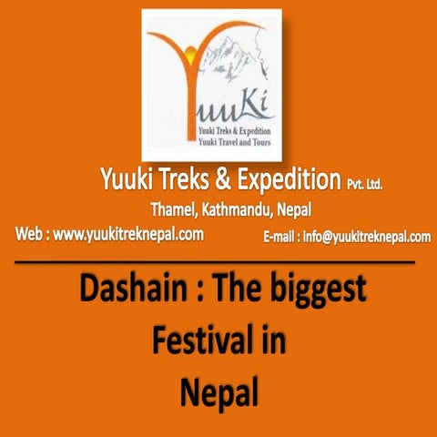 Dashain: The biggest festival of Nepal | PPTX