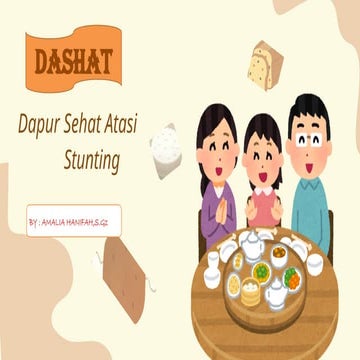 Kegiatan Dashat Dapur sehat atasi stunting | PPTX