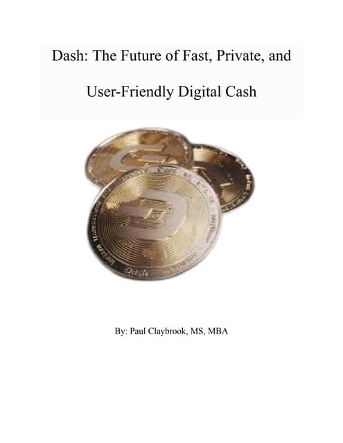 Dash cryptocurrency | PDF