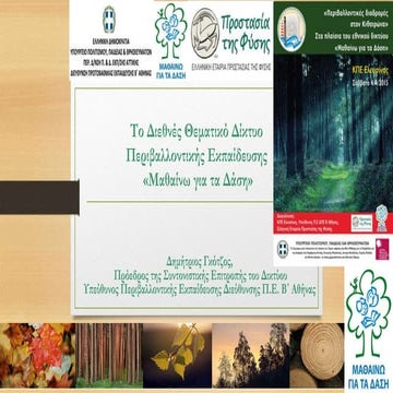 Αναδεικνύοντας τη σημασία των δασικών οικοσυστημάτων και τις συνέπειες ...