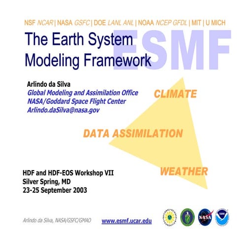 The Earth System Modeling Framework | PPT