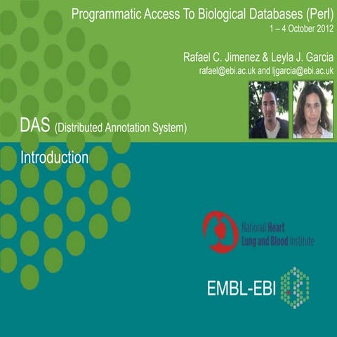 DAS, the Distributed Annotation System | PPT