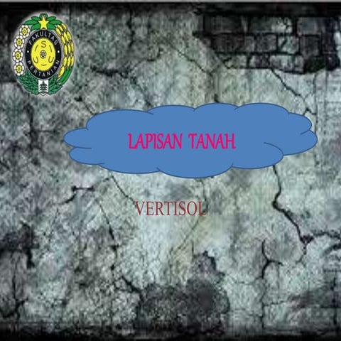 lapisan tanah vertisol | PPTX