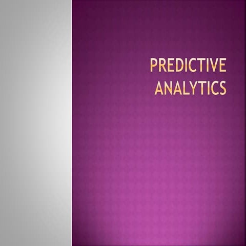 A Predictive Analytics by tom davenport.ppt