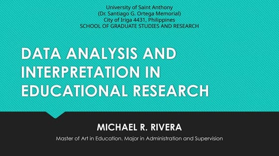 Research methodology interpretation | PPTX | Science