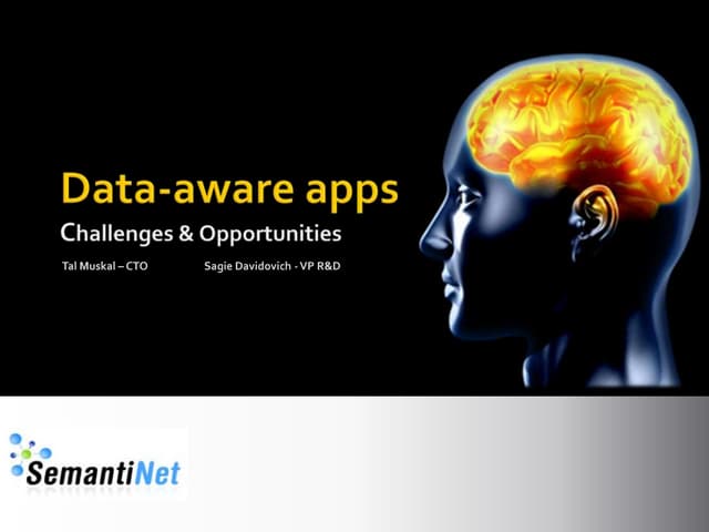 Data aware apps | PPT Data aware apps | PPT