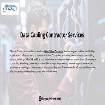 Reliable Data Cabling Services for Seamless Connectivity | PDF