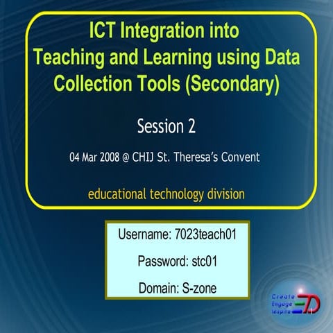 Data Collection Tools Session 2 (Participant) | PPT