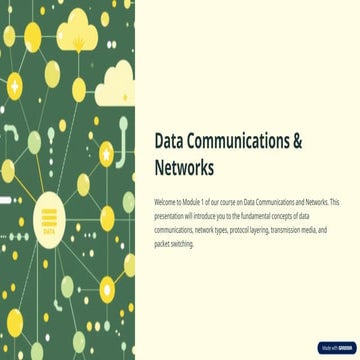 Module_1 Final.pptx _Behrouz A. Forouzan, Data Communications and Networking, 5th Edition, Tata ...
