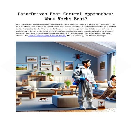 Revolutionizing Pest Control The Power Of Data Driven Strategies Pdf