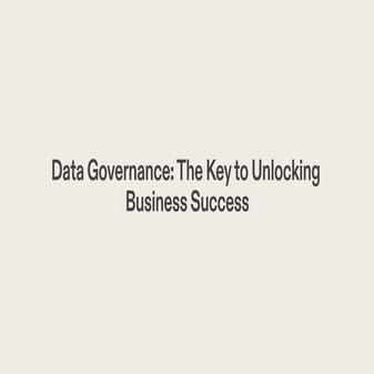 What is data governance and why is it important | DOCX