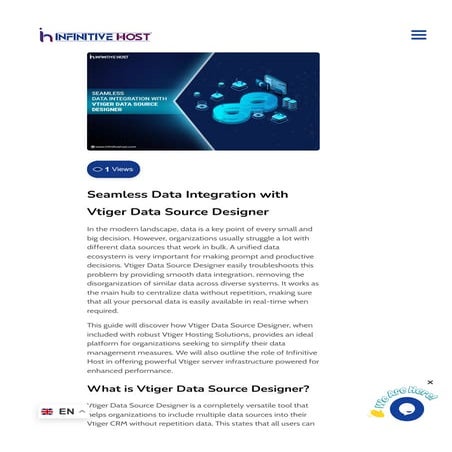 Seamless Data Integration with Vtiger Data Source Designer | PDF