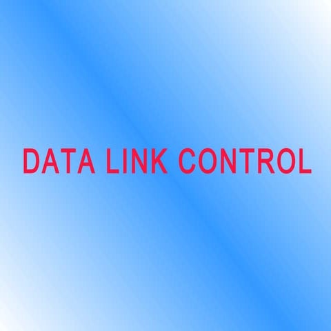Data link-control1 | PPT