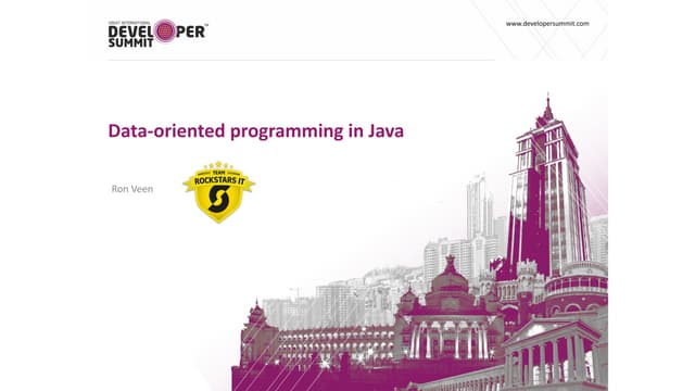 Data-oriented programming in Java - Developer Summit - Bangalore - 2023.pdf Data-oriented programming in Java - Developer Summit - Bangalore - 2023.pdf