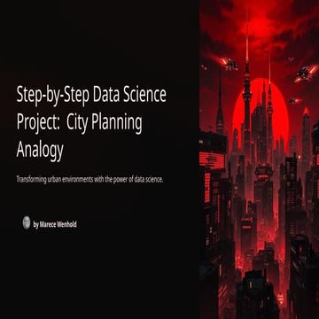 Smart Cities: Leveraging Data Science for Infrastructure Development | PPTX