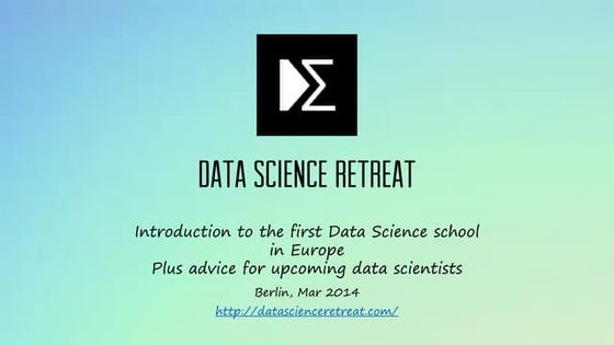 David Gerster: Hands on Machine Learning | PPT