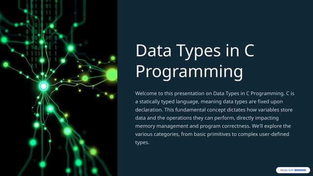 Data Types In C Programmingprogrammingpptxprogrammingpptxpptx Pptx