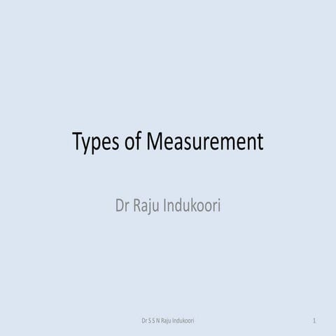 Data types of measurement scales | PPTX