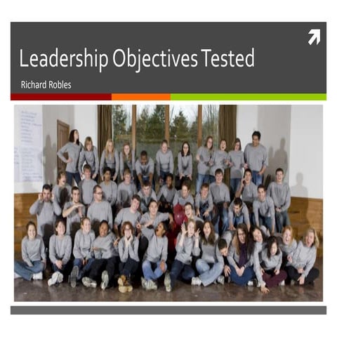 Leadership objectives in use | PPTX