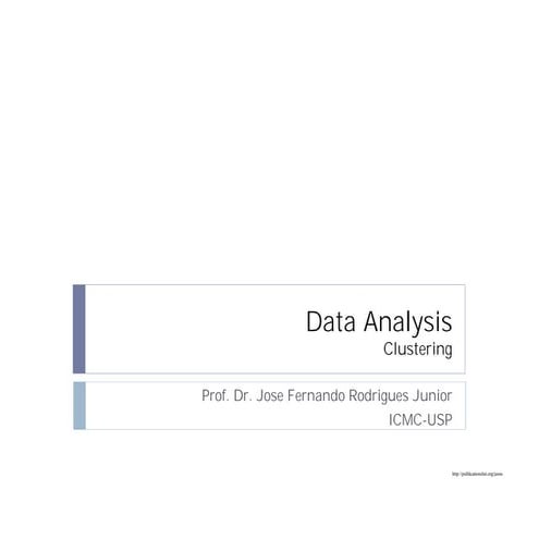 Data analysis05 clustering | PPT