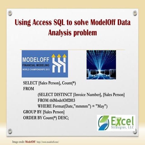 Data analysis accesssql_modeloff | PDF | Databases | Computer Software and Applications