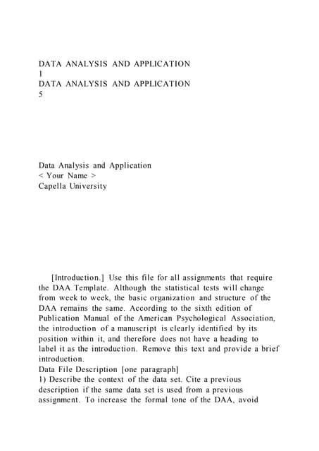 [M2A4] Data Analysis and Interpretation Specialization | PDF