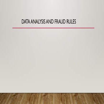 Data analysis and fraud rulesfor data analytics.pptx
