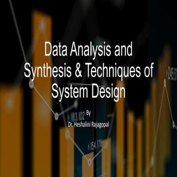 Data Analysis and Synthesis & Techniques of System.pptx