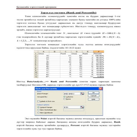 Data analysis in excel | PDF