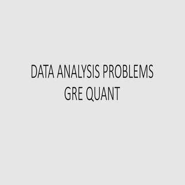 Data analysis problems | PPT
