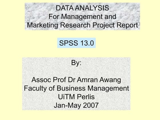 Statistics Analysis Report SPSS Vietnamese Students Cultural ...