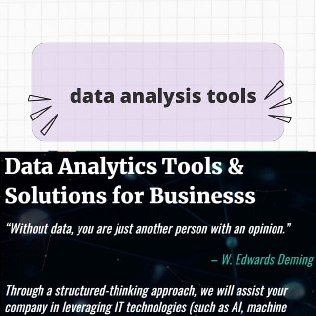 data analysis tools-data analysis tools-data analysis tools | PDF