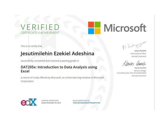 Analyzing and visualizing data with excel | PDF