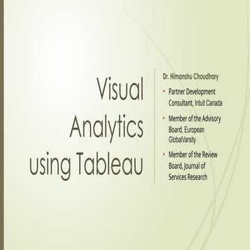 Data Analysis using Tableau.pptx aware of the latest trends and ...