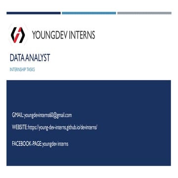 Data Analyst Tasks To Do The Internshippdf