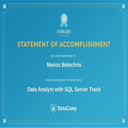 Data analyst with sql server | PPT