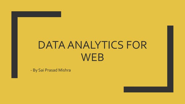 Web & Social Media Analytics Module 1.pdf | Web Development | Internet