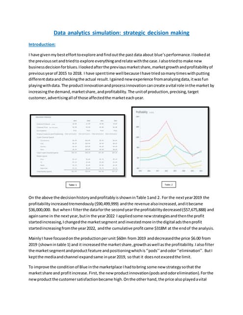 Data Analytics Simulation Docx Databases Computer Software And Applications